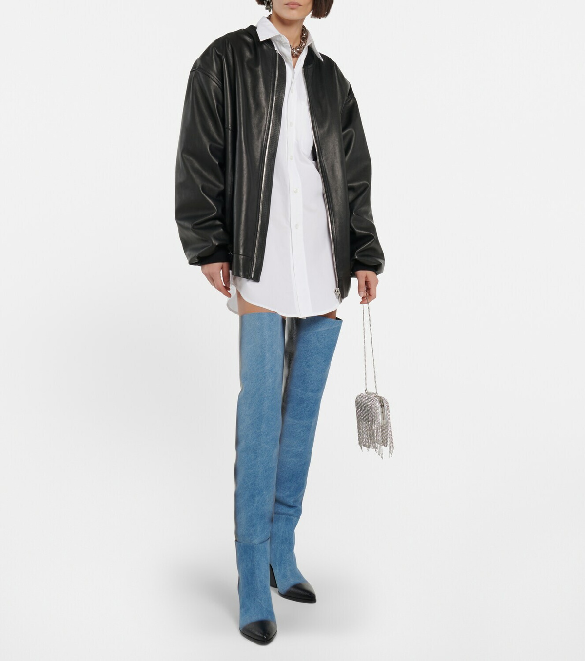 Jimmy Choo - Maceo denim over-the-knee boots Jimmy Choo