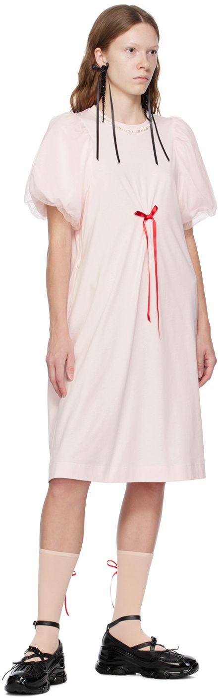 Simone Rocha Black Criss-Cross Trek Ballerina Flats Simone Rocha