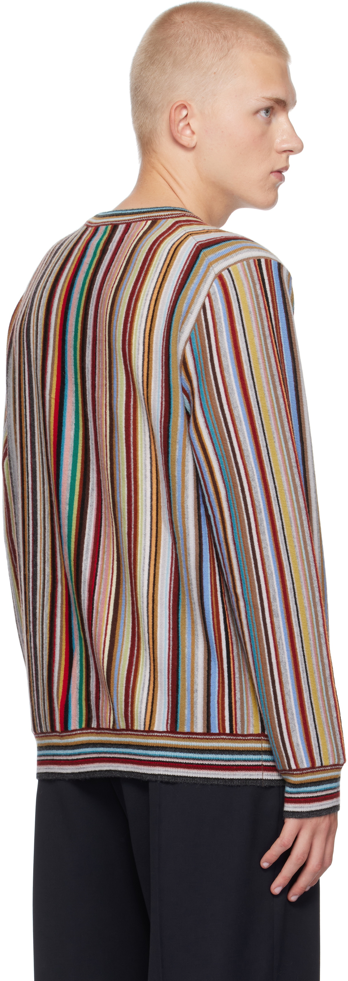 Paul Smith Multicolor Signature Stripe Cashmere Sweater Paul Smith