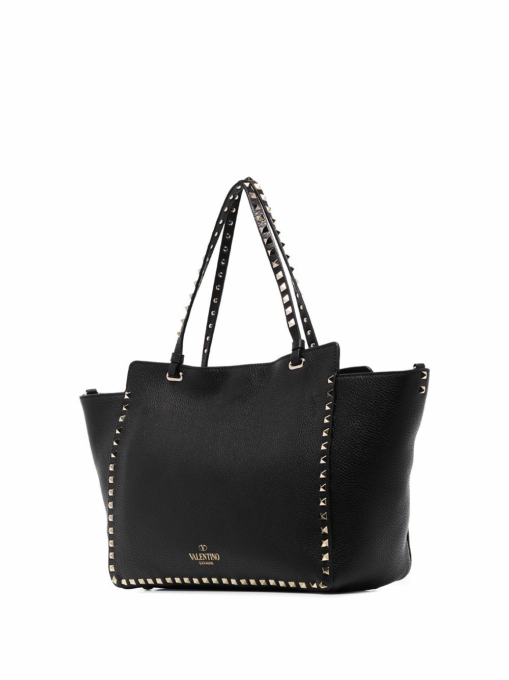 VALENTINO GARAVANI - Rockstud Leather Tote Bag Valentino Garavani