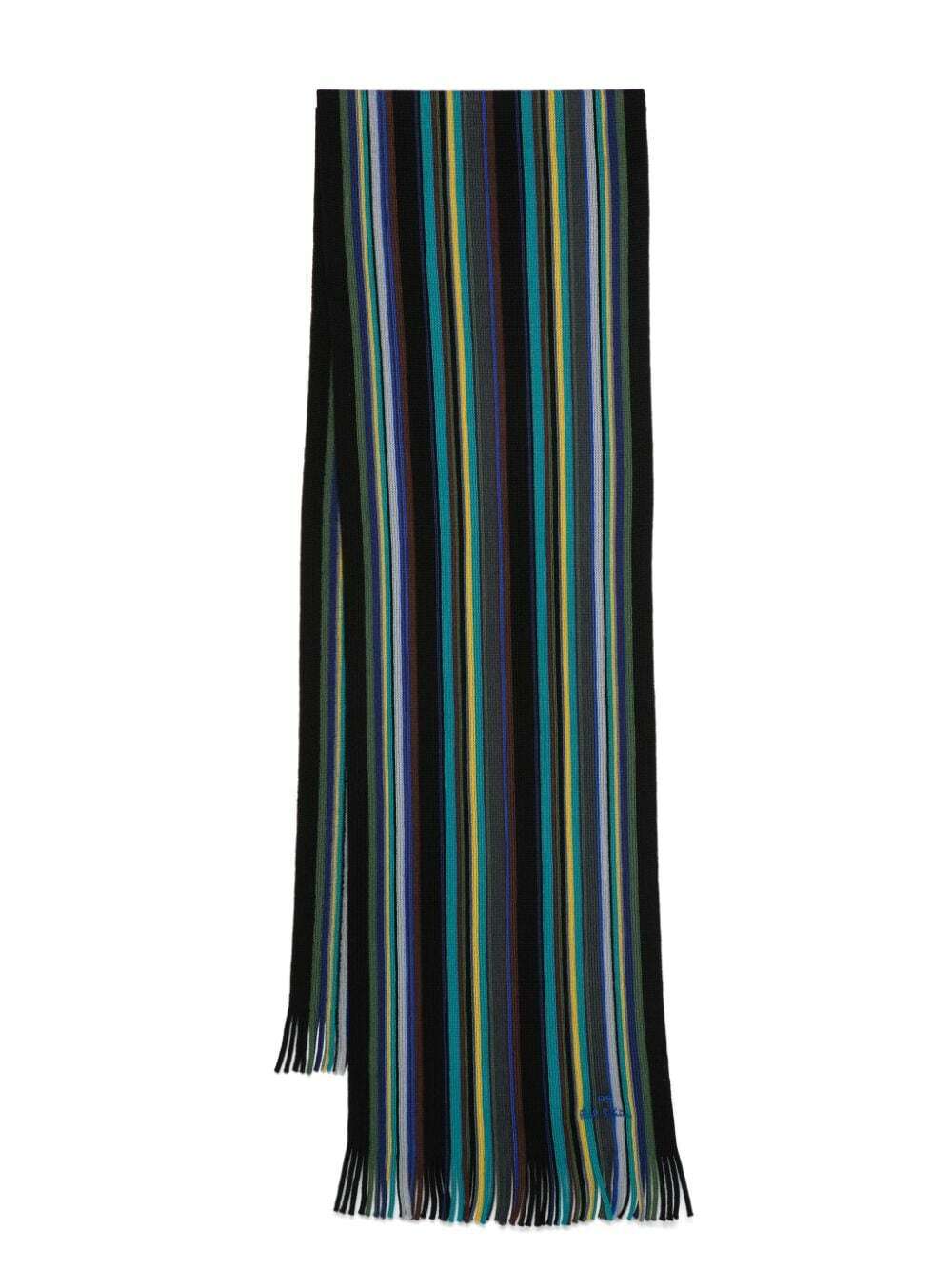 PS PAUL SMITH - Multicolour Stripe Wool Scarf PS by Paul Smith