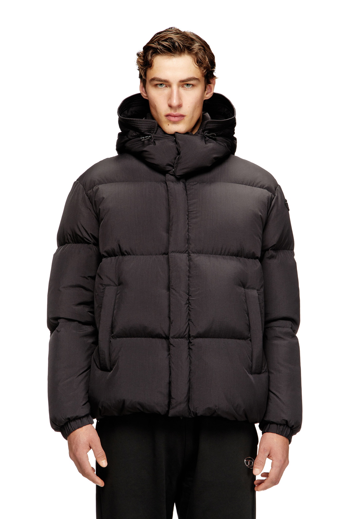 Diesel Quilted down jacket in Viral Off Taslan - Winter Jackets Mens in ...