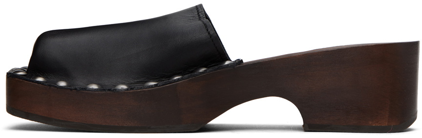 Acne Studios Black Studded Clogs Acne Studios
