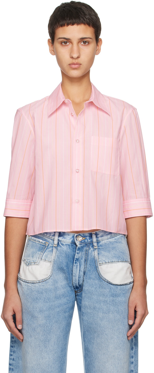 Marni Pink Striped Shirt Marni