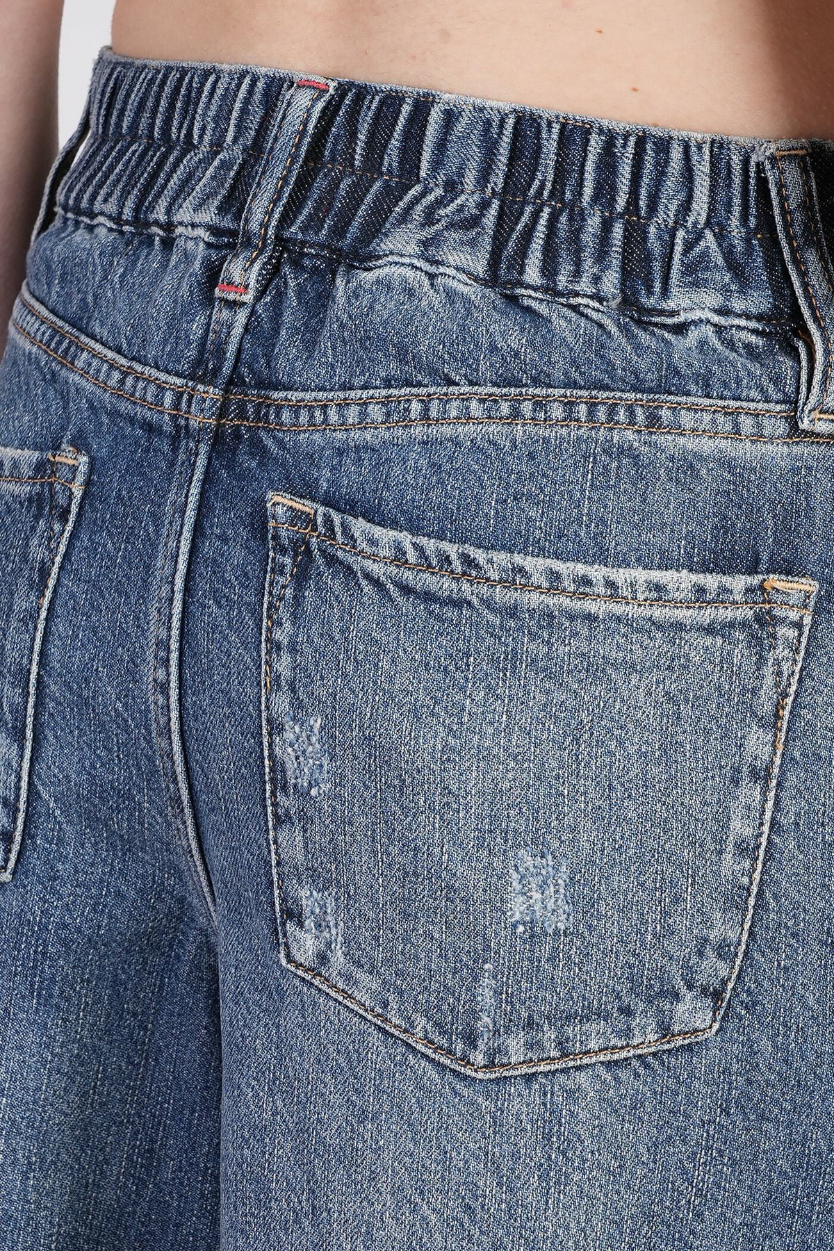 Alice + Olivia Branson Jeans In Blue Cotton Alice + Olivia