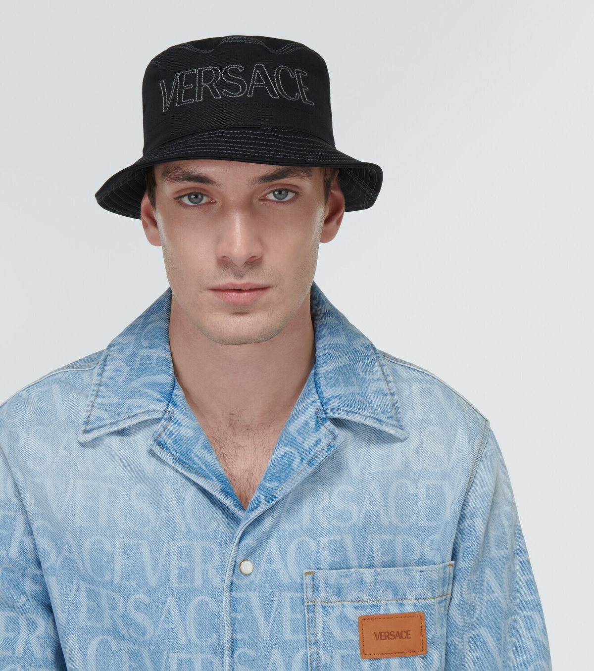 Versace La Medusa cotton canvas bucket hat Versace