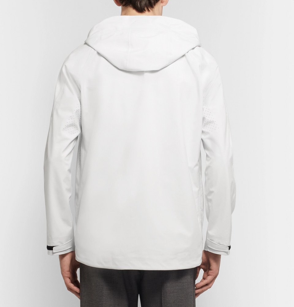 Theory - Mitchell Shell Hooded Jacket - White Theory