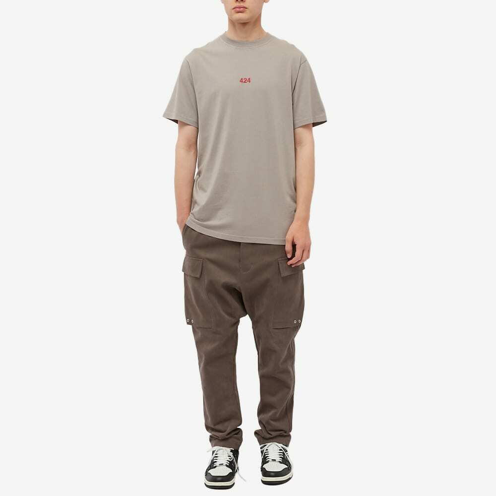 424 Men's Logo T-Shirt in Grey 424