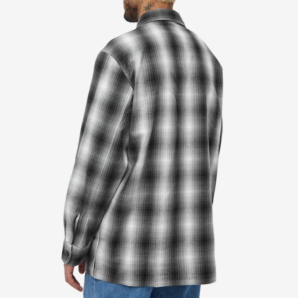 Edwin Men's Big Overshirt in Black/White Edwin