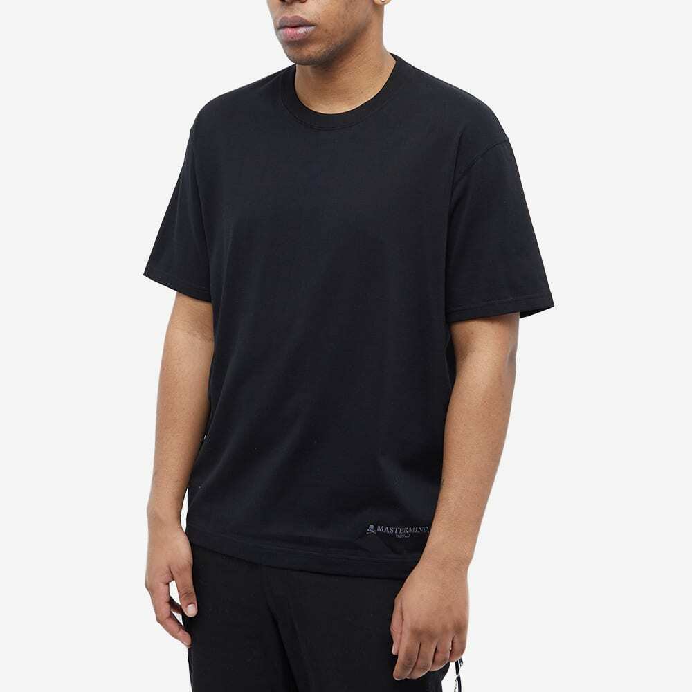 MASTERMIND WORLD Men's Loopwheel Logo T-Shirt in Black MASTERMIND WORLD
