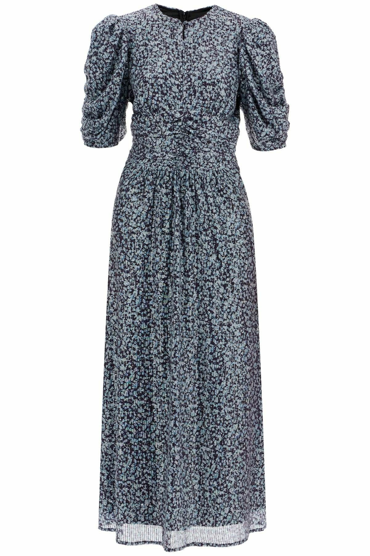 ROTATE midi sequin dress with Blue Rotate