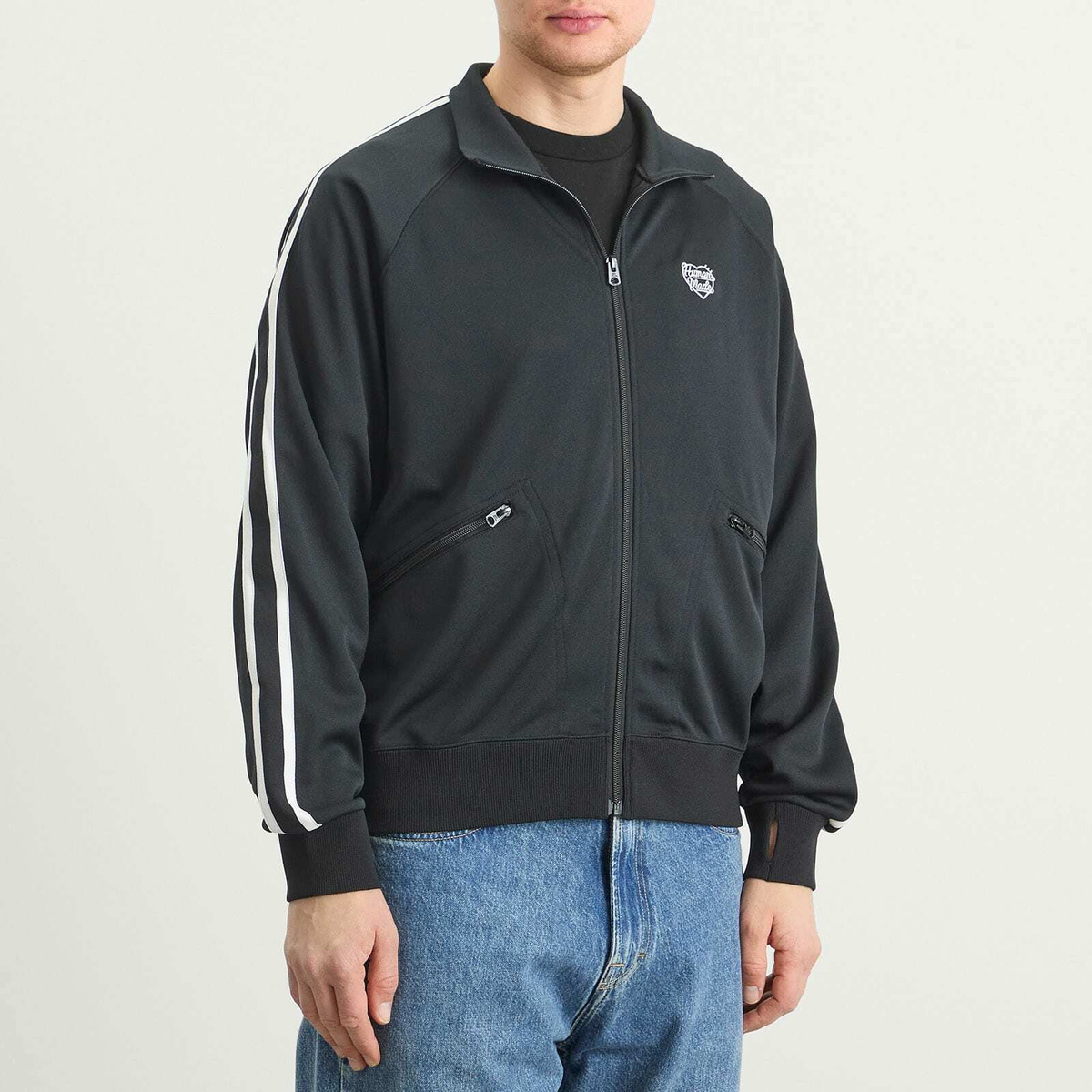 Human Made Men's Track Jacket in Black Human Made