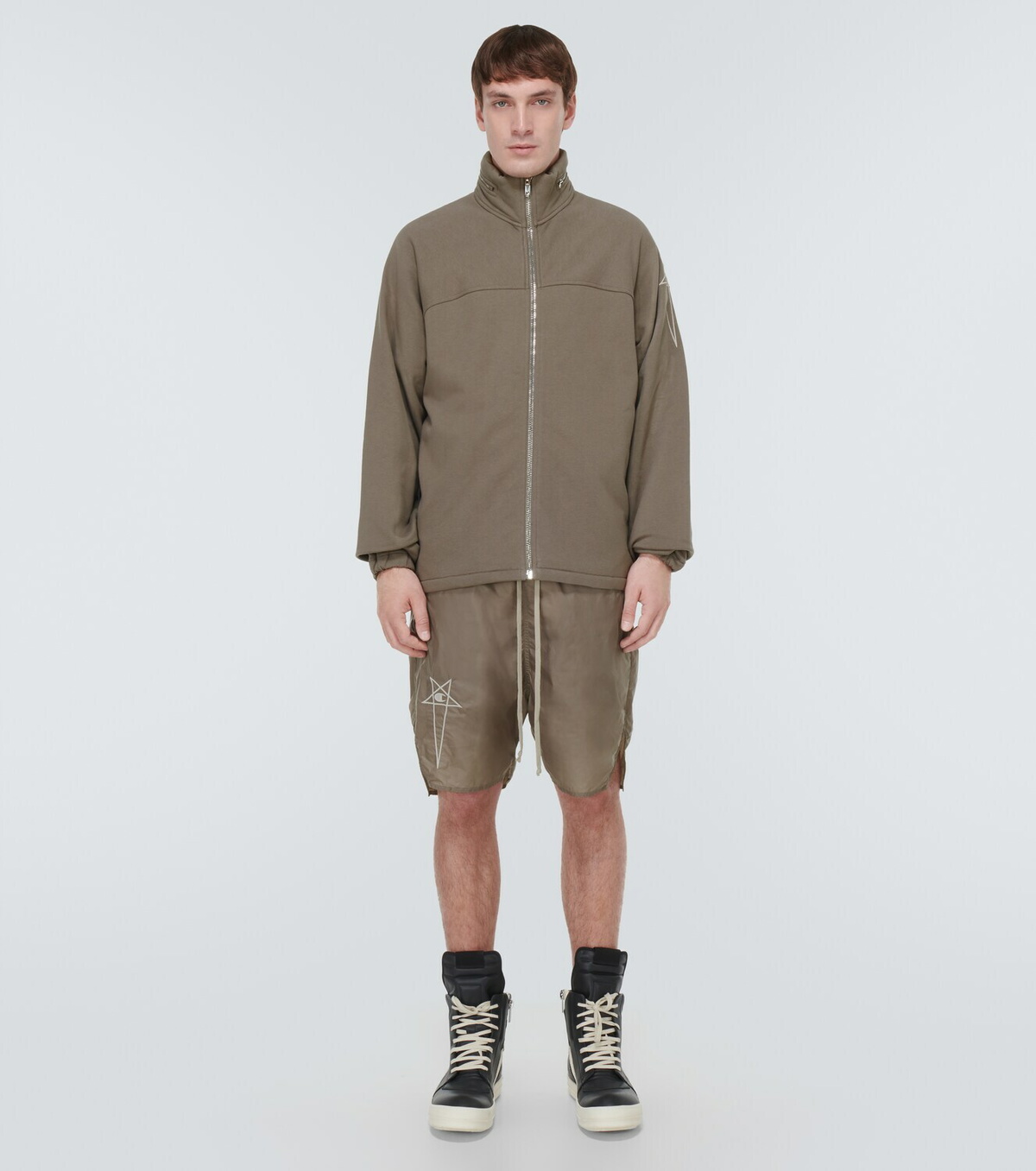 Rick Owens x Champion® Beveled Pods mesh shorts Rick Owens