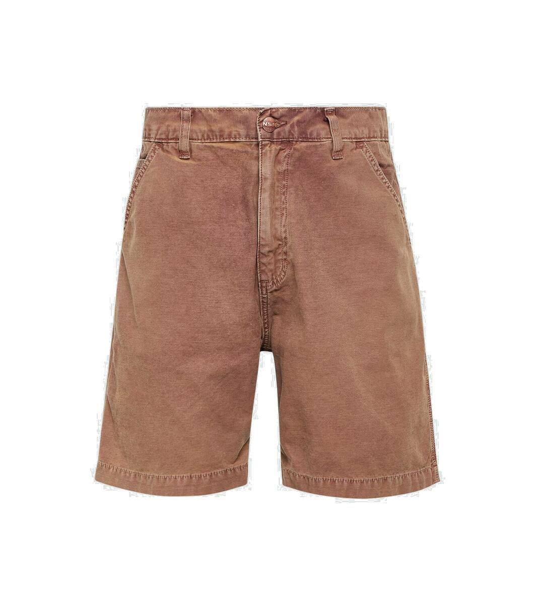 NotSoNormal Cotton canvas shorts NOTSONORMAL