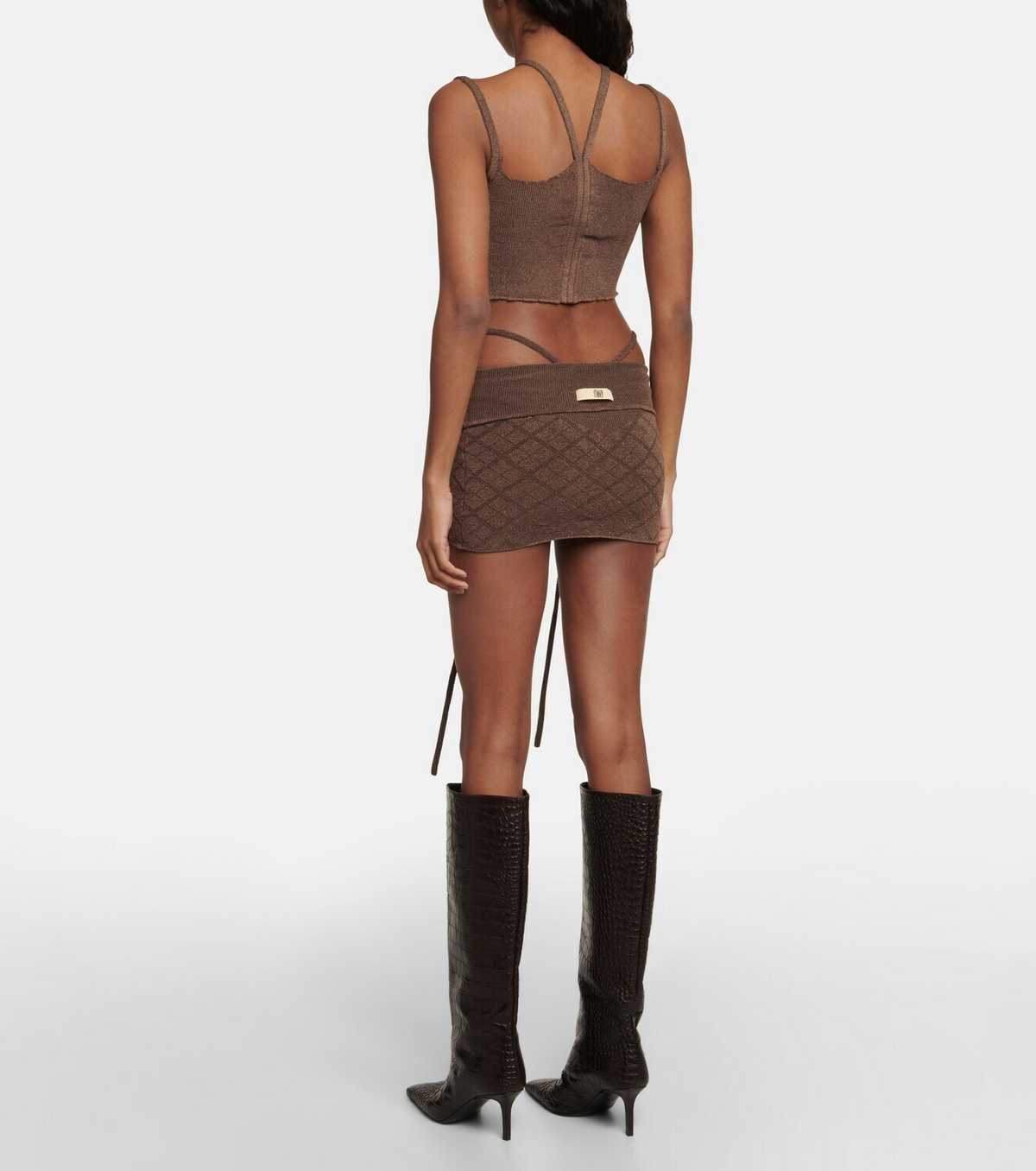 KNWLS - Cali knit miniskirt KNWLS