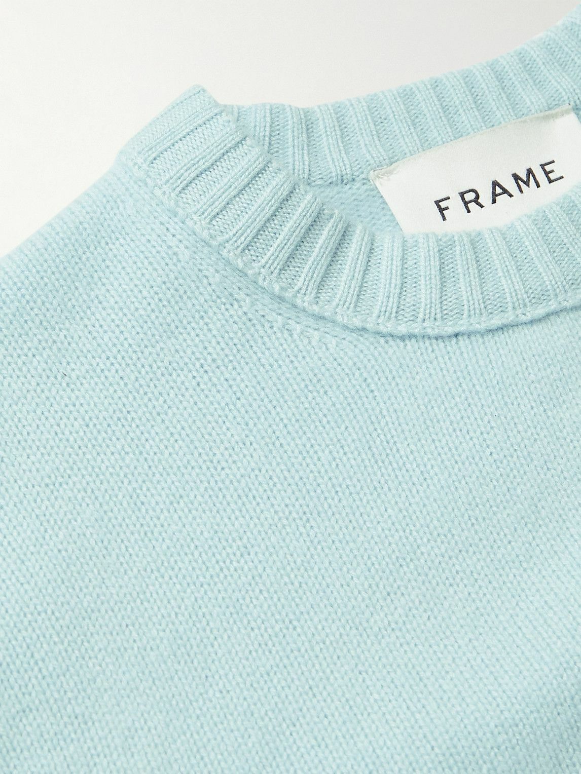 FRAME - Cashmere Sweater - Blue Frame Denim
