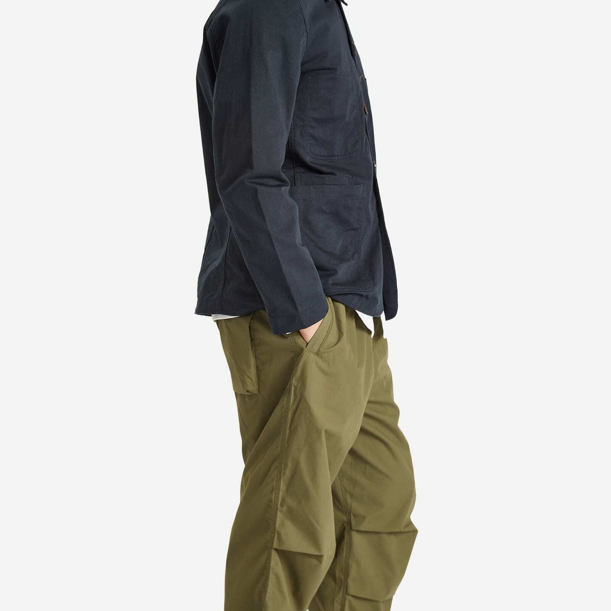 Universal Works Men's Recycled Poly Tech Parachute Pant in Olive ...