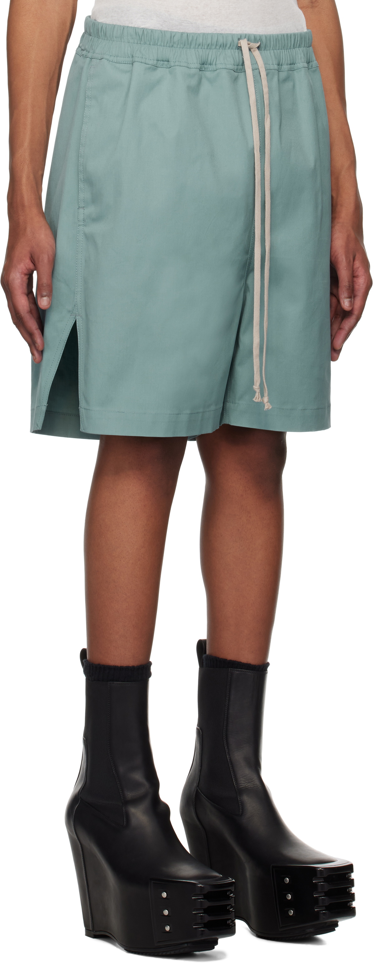 Rick Owens Blue Hollywood Boxers Shorts Rick Owens
