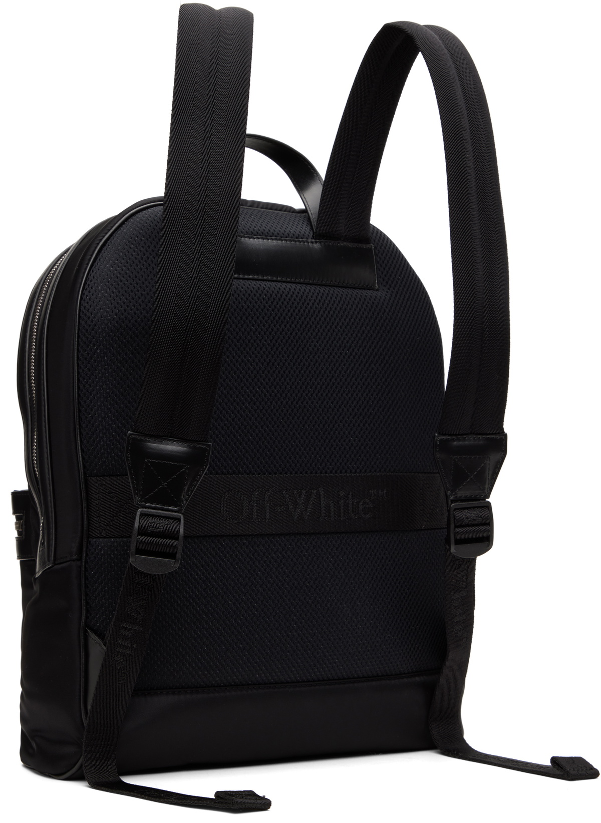 Off-White Black Core Round Backpack Off-White