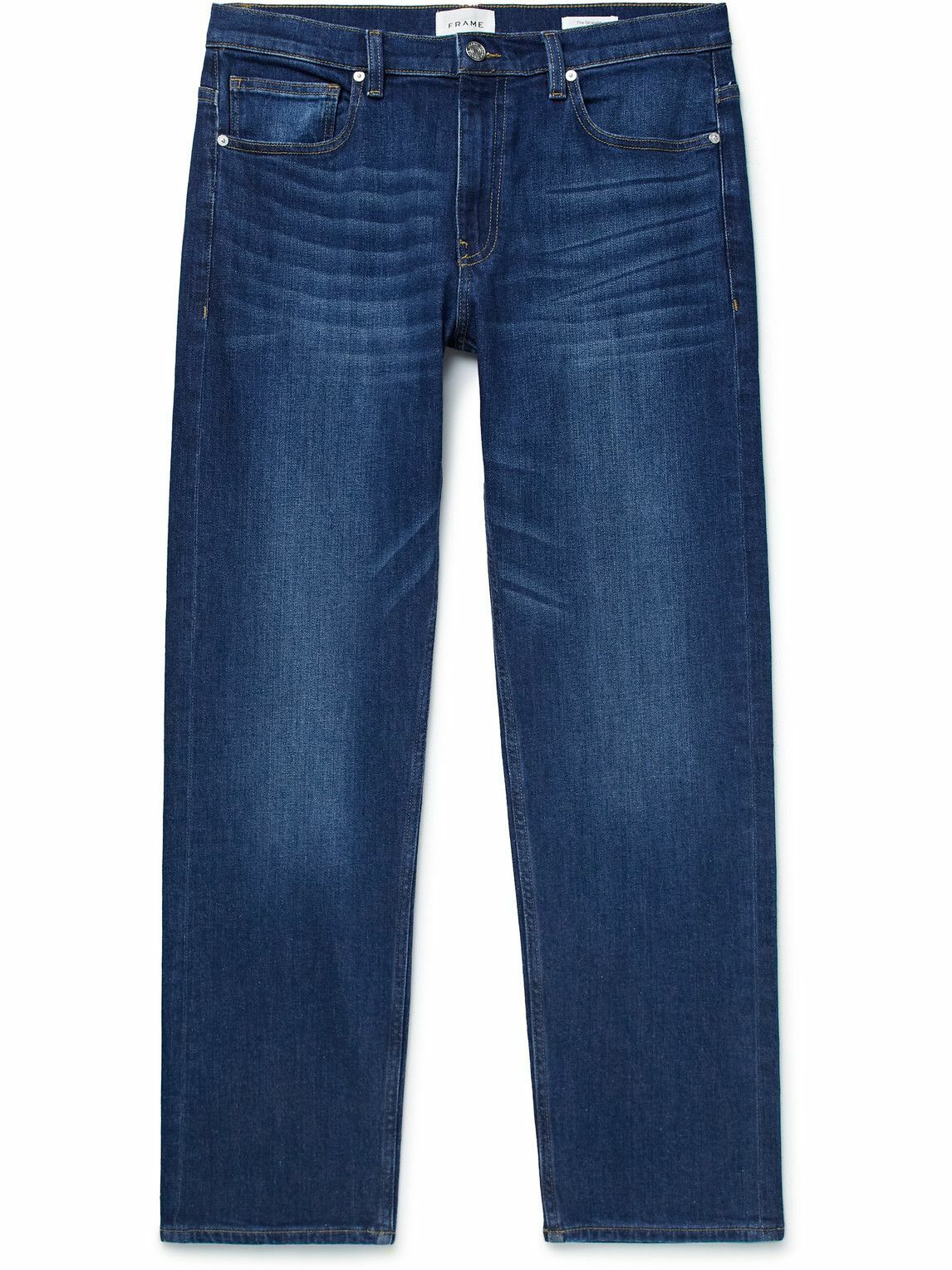 FRAME - Straight-Leg Jeans - Blue Frame Denim