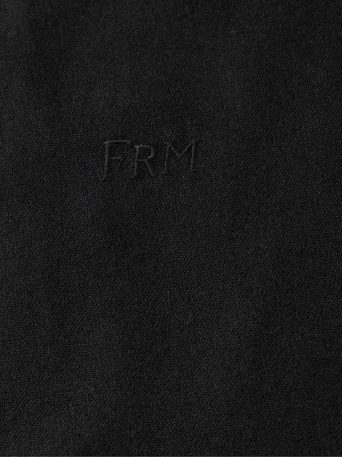 FRAME - Button-Down Collar Woven Shirt - Black Frame Denim