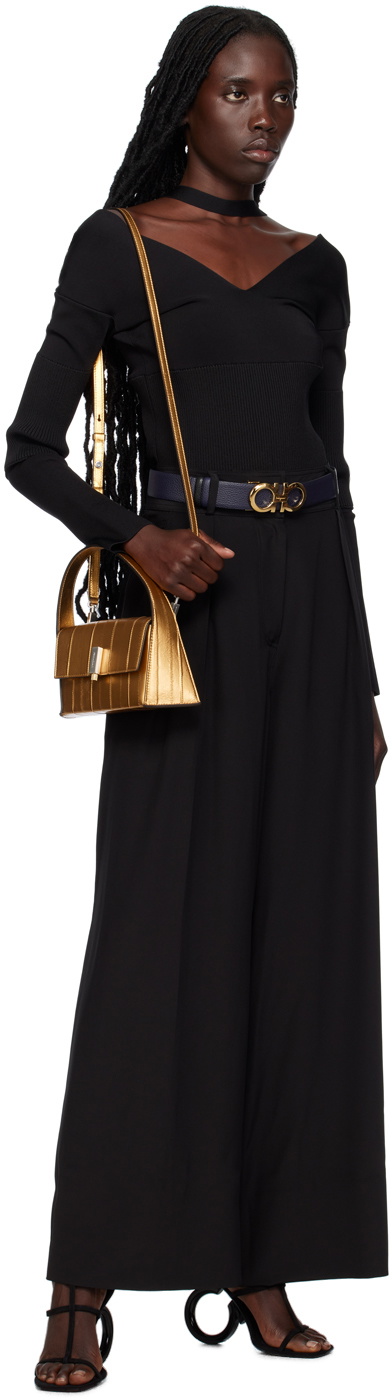 Ferragamo Gold Mini Geometric Bag Salvatore Ferragamo