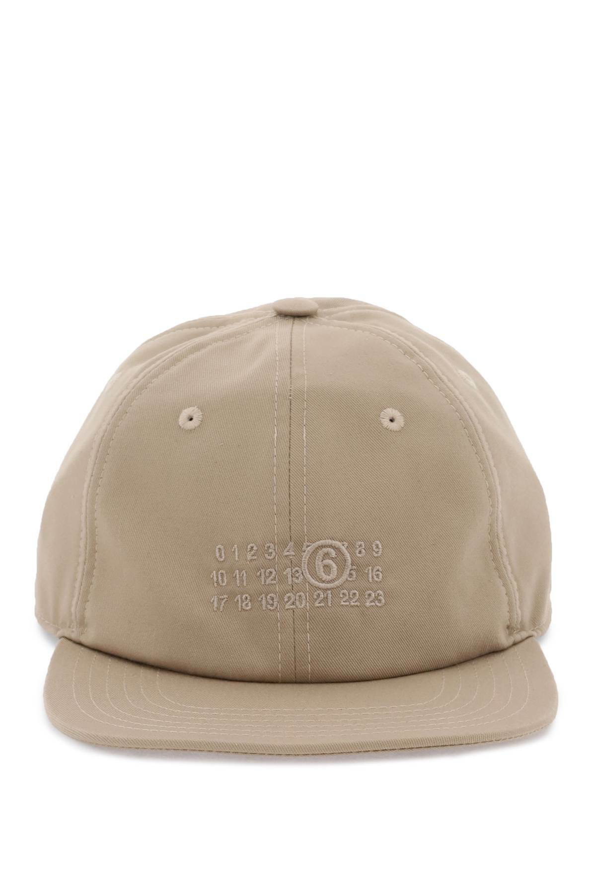 MM6 Maison Margiela Logo Embroidered Baseball Cap MM6 Maison Margiela