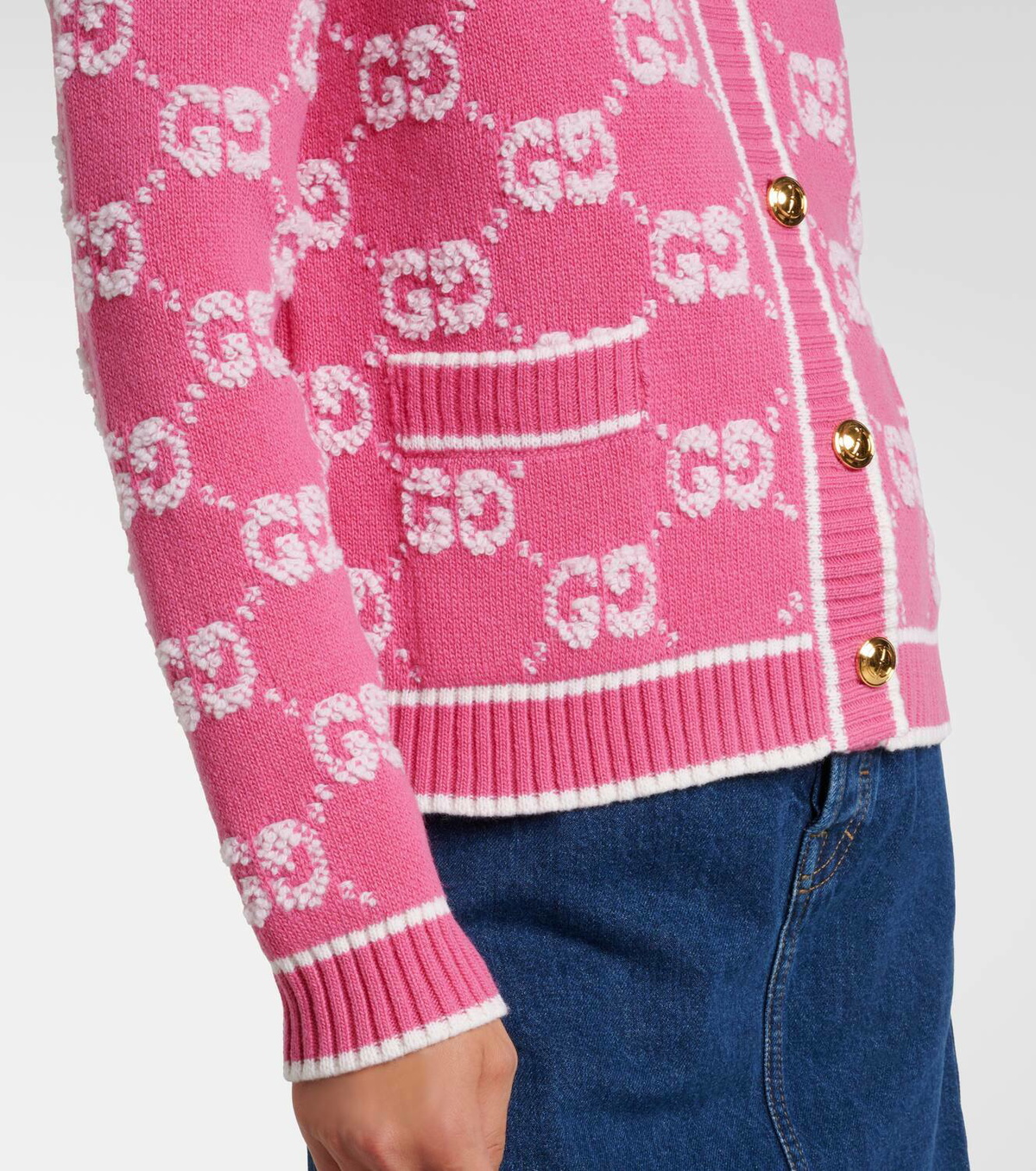 Gucci GG wool bouclé jacquard cardigan Gucci