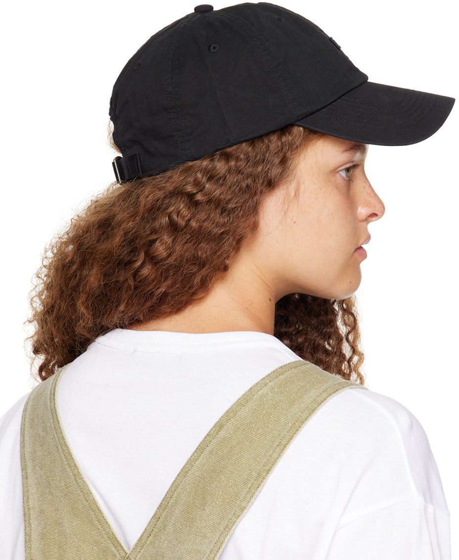 Acne Studios Black Micro Patch Cap Acne Studios