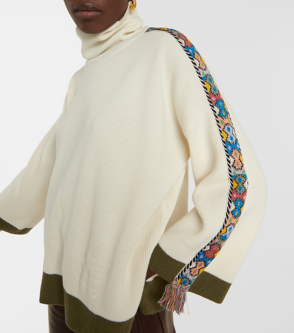 Etro - Intarsia wool-blend turtleneck sweater Etro