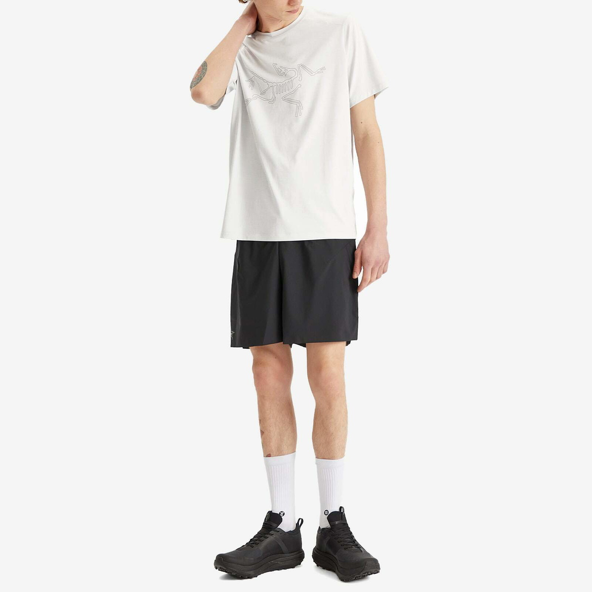 Arc'teryx Men's Cormac Logo T-Shirt in Atmos Heather Arc'teryx