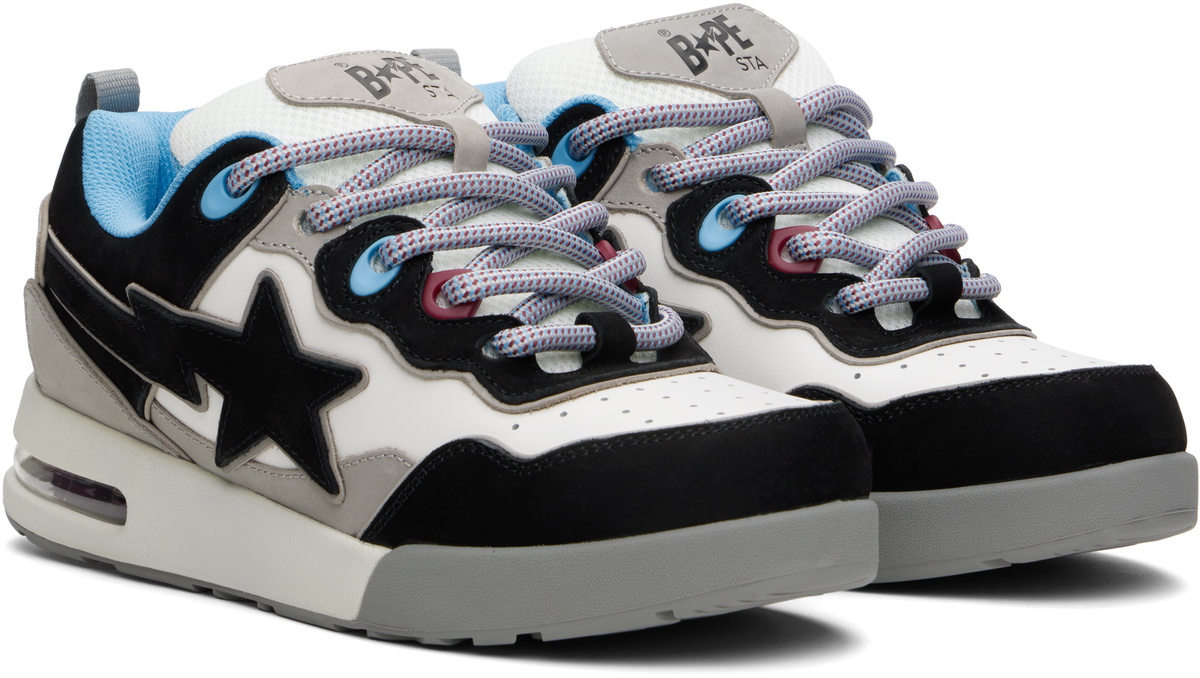 BAPE Black & White FLIP STA Sneakers A Bathing Ape