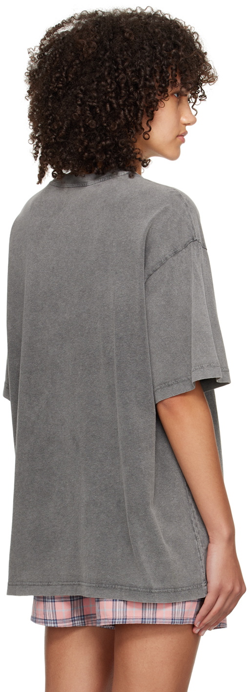 Acne Studios Gray Faded T-Shirt Acne Studios