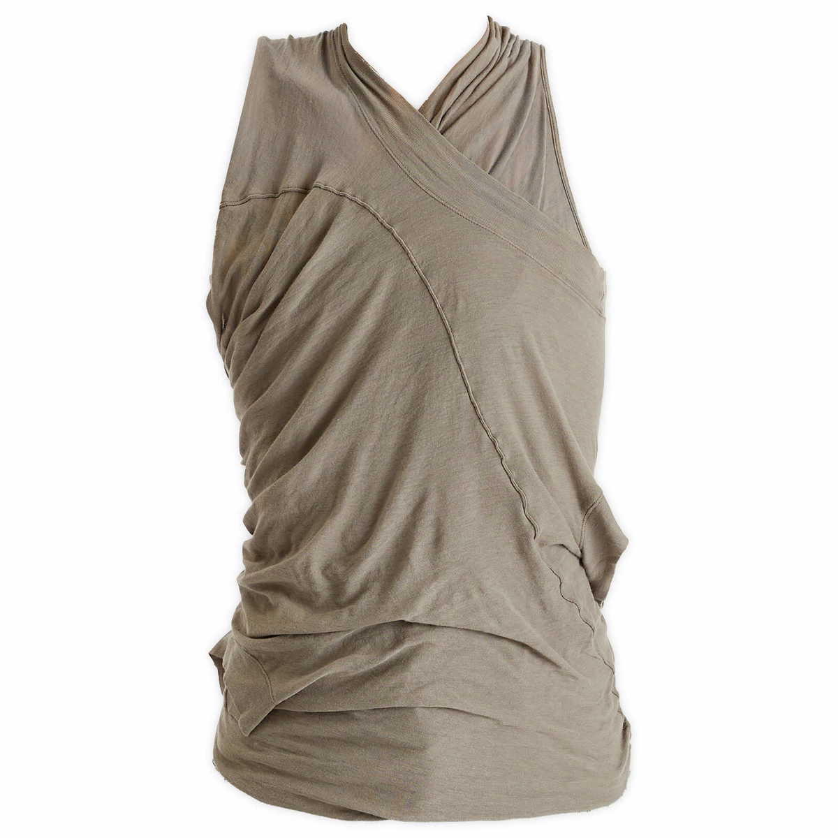 Rick Owens Men's Hollywood Banana Tank in Dust Rick Owens