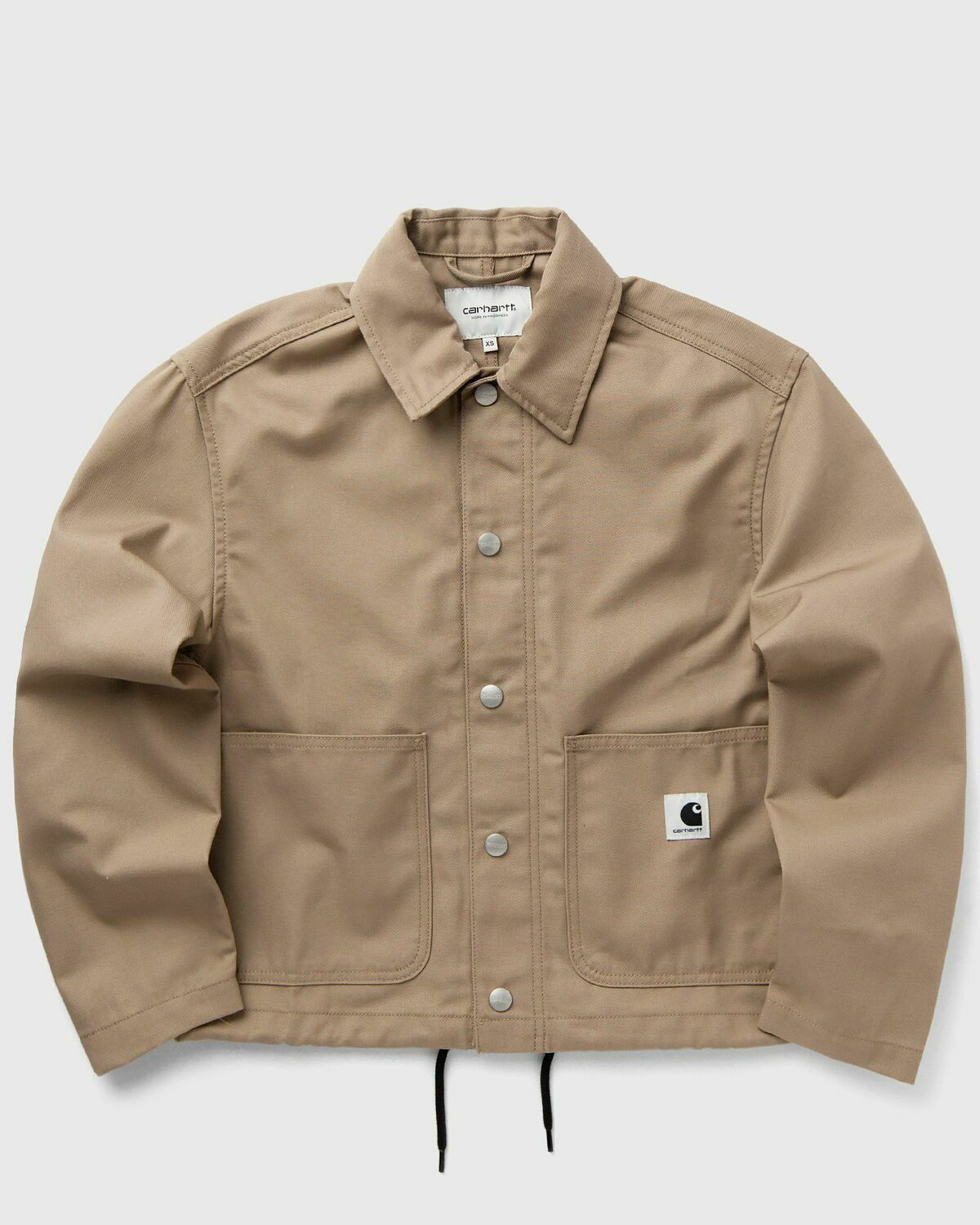 Carhartt Wip Simple Shirt Jacket Beige Denim Jackets Carhartt WIP