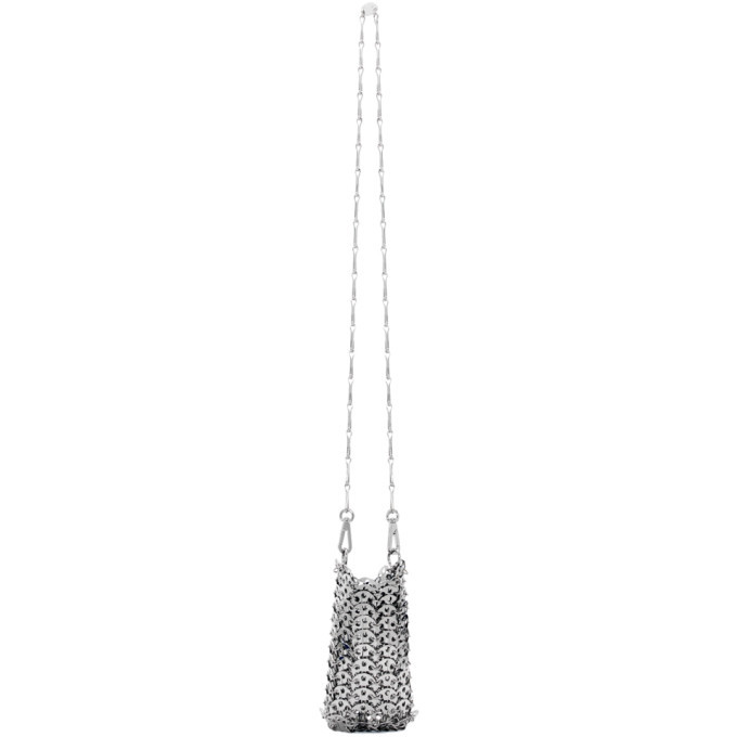 Paco Rabanne Silver Iconic Chain Bag Paco Rabanne
