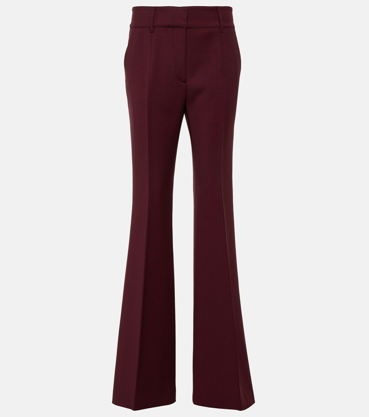 Gabriela Hearst Rhein mid-rise wool flared pants Gabriela Hearst