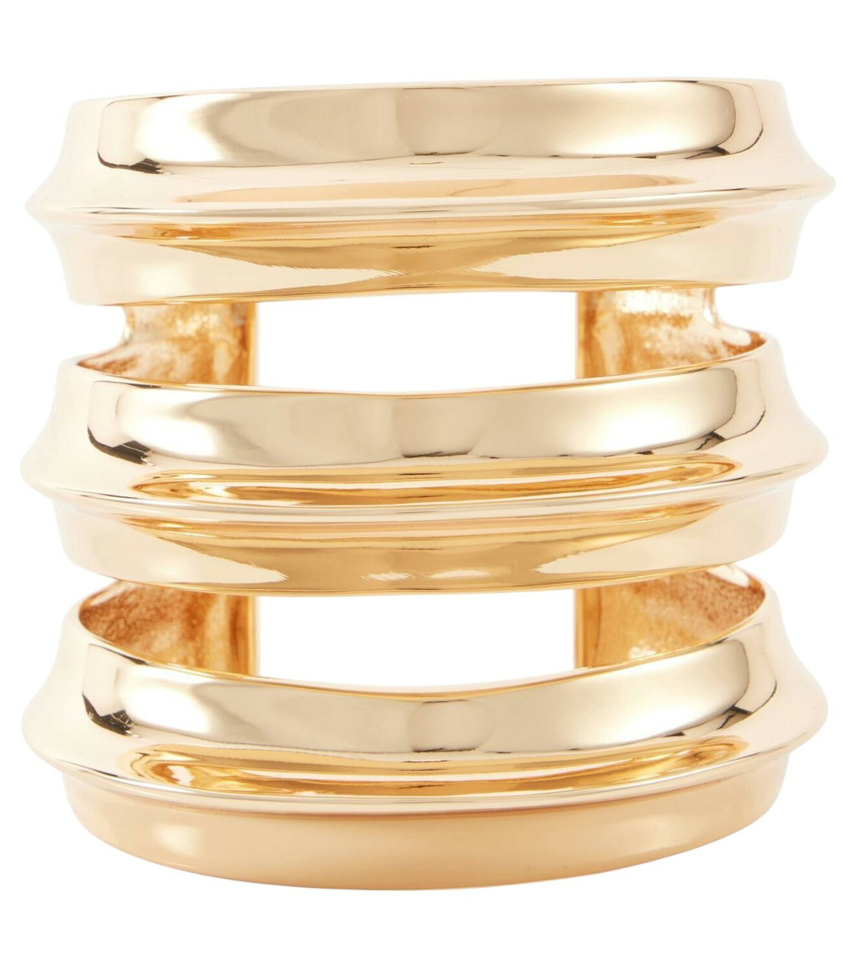 Self-Portrait 18kt gold-plated cuff bracelet Self-Portrait