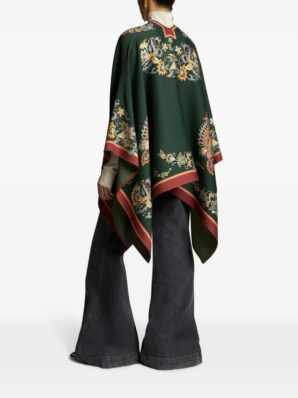 ETRO - Wool Printed Cape Etro