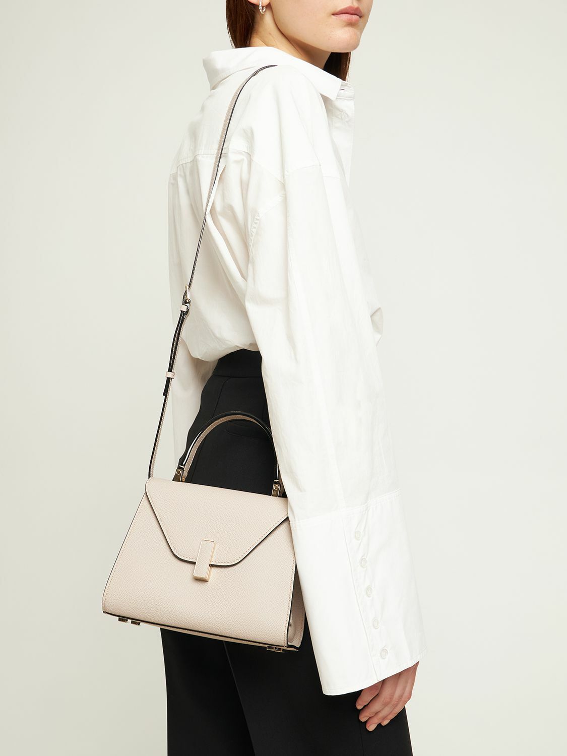 VALEXTRA - Mini Iside Grained Leather Bag Valextra