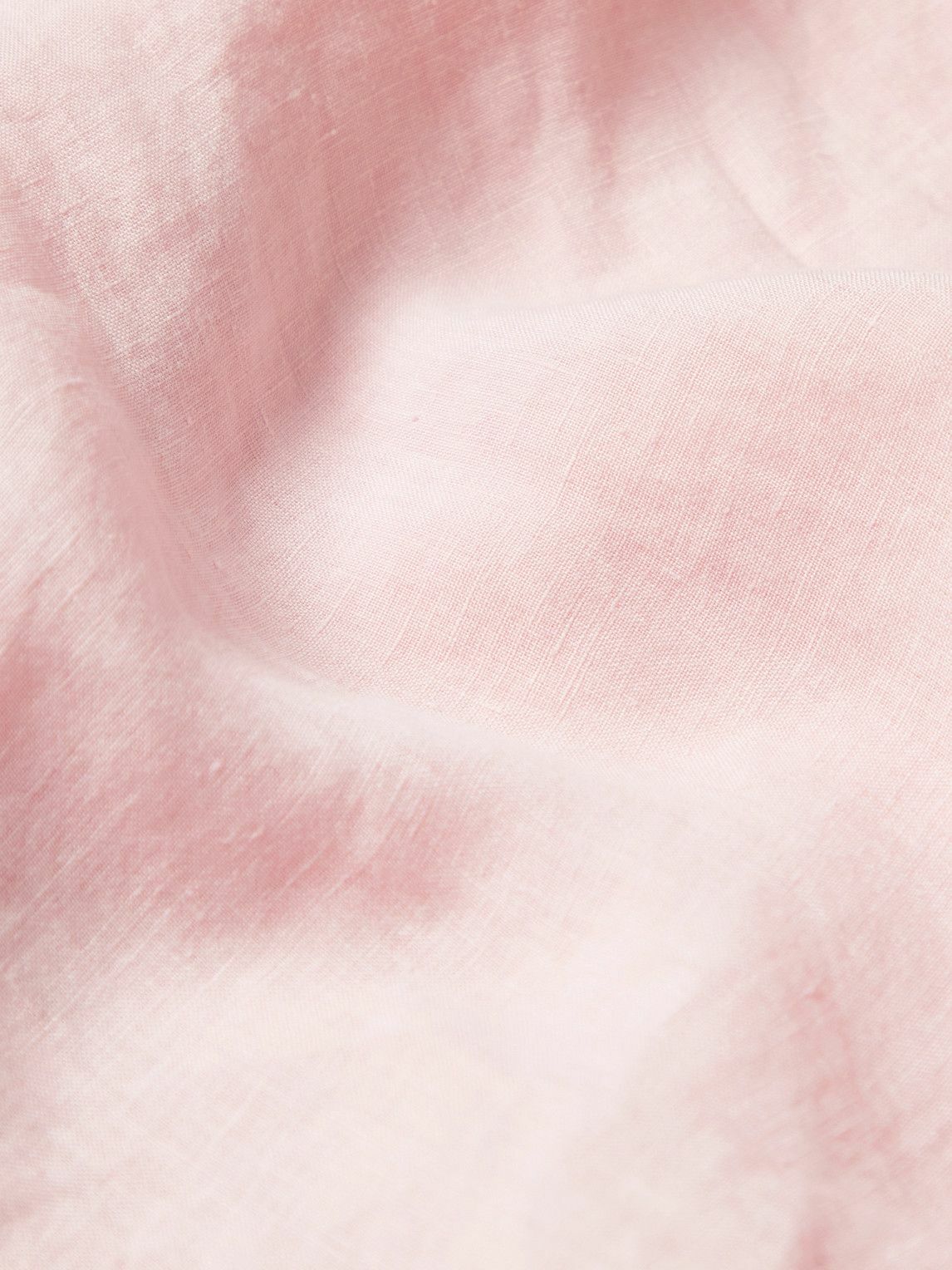 Hartford - Palm Mc Pat Camp-Collar Linen Shirt - Pink Hartford