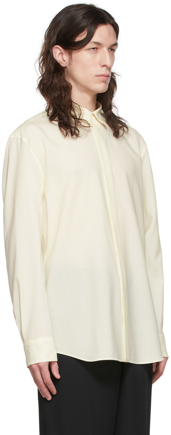 OVERCOAT Off-White Wool Shirt OVERCOAT