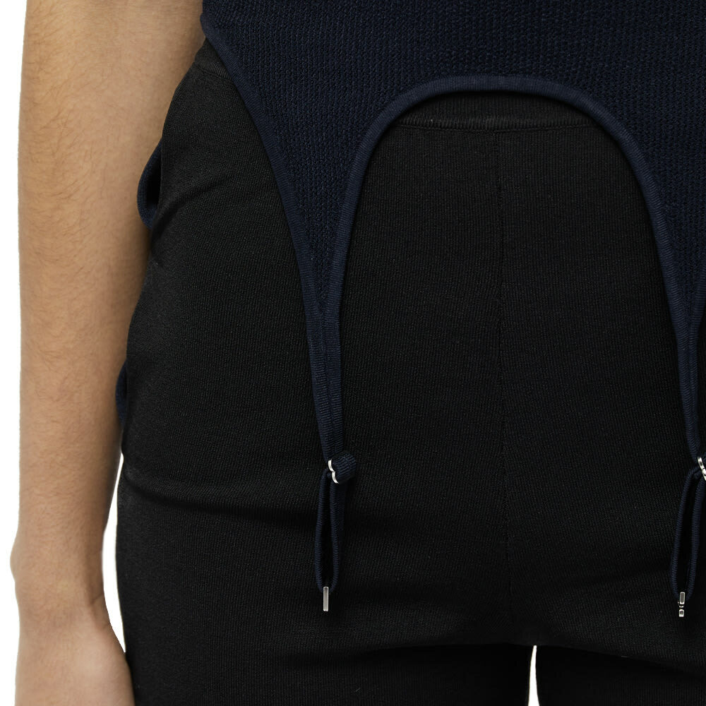 Dion Lee Women's Hoisery Mesh Garter Tank Top in Navy Dion Lee