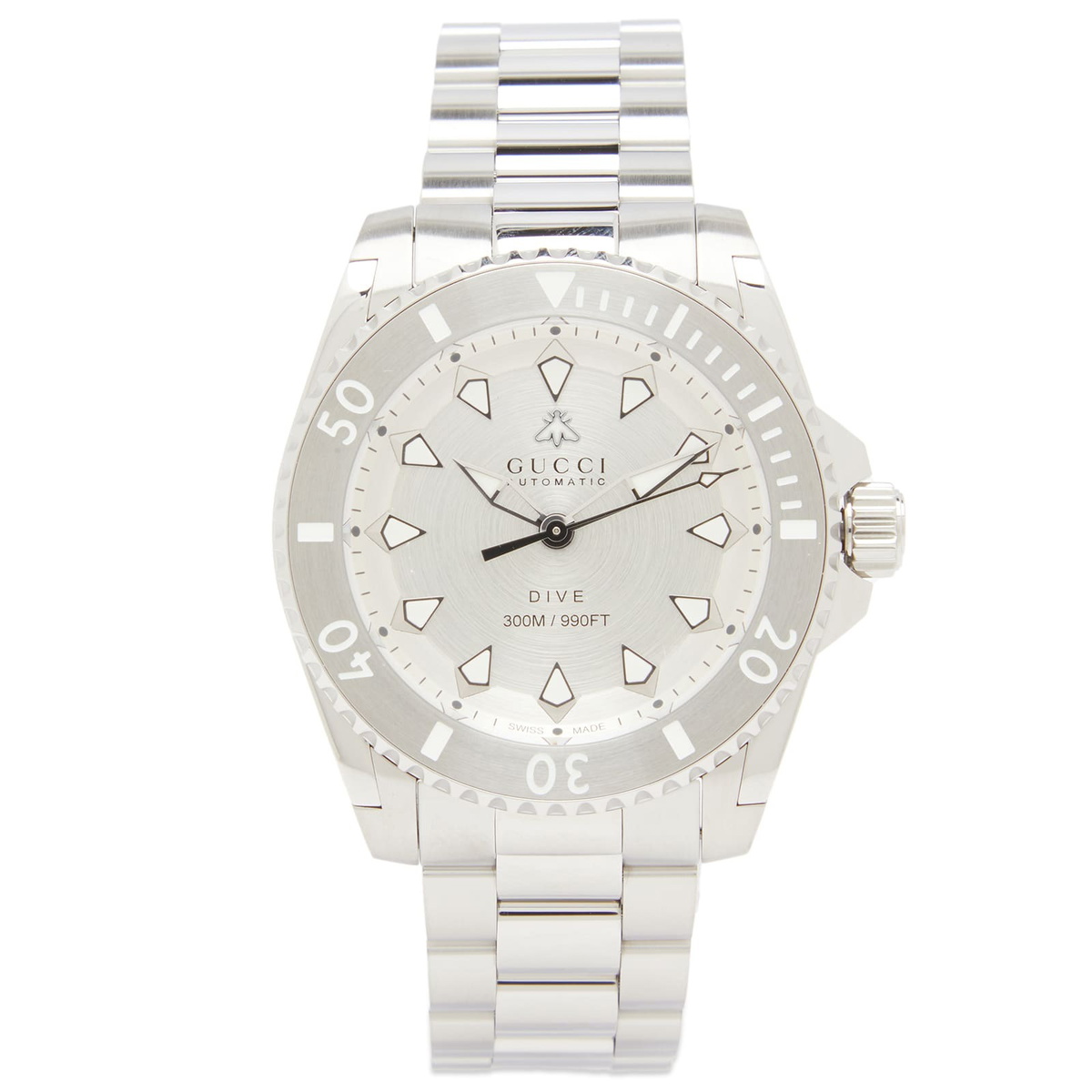 Gucci Men's Dive 40mm Watch in Silver Gucci