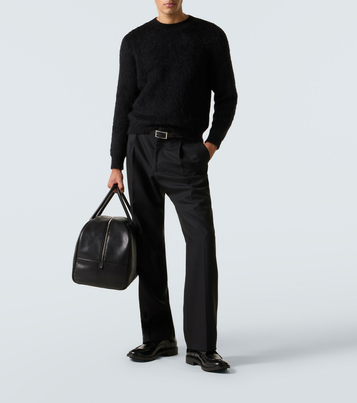 Saint Laurent Mohair and wool-blend sweater Saint Laurent