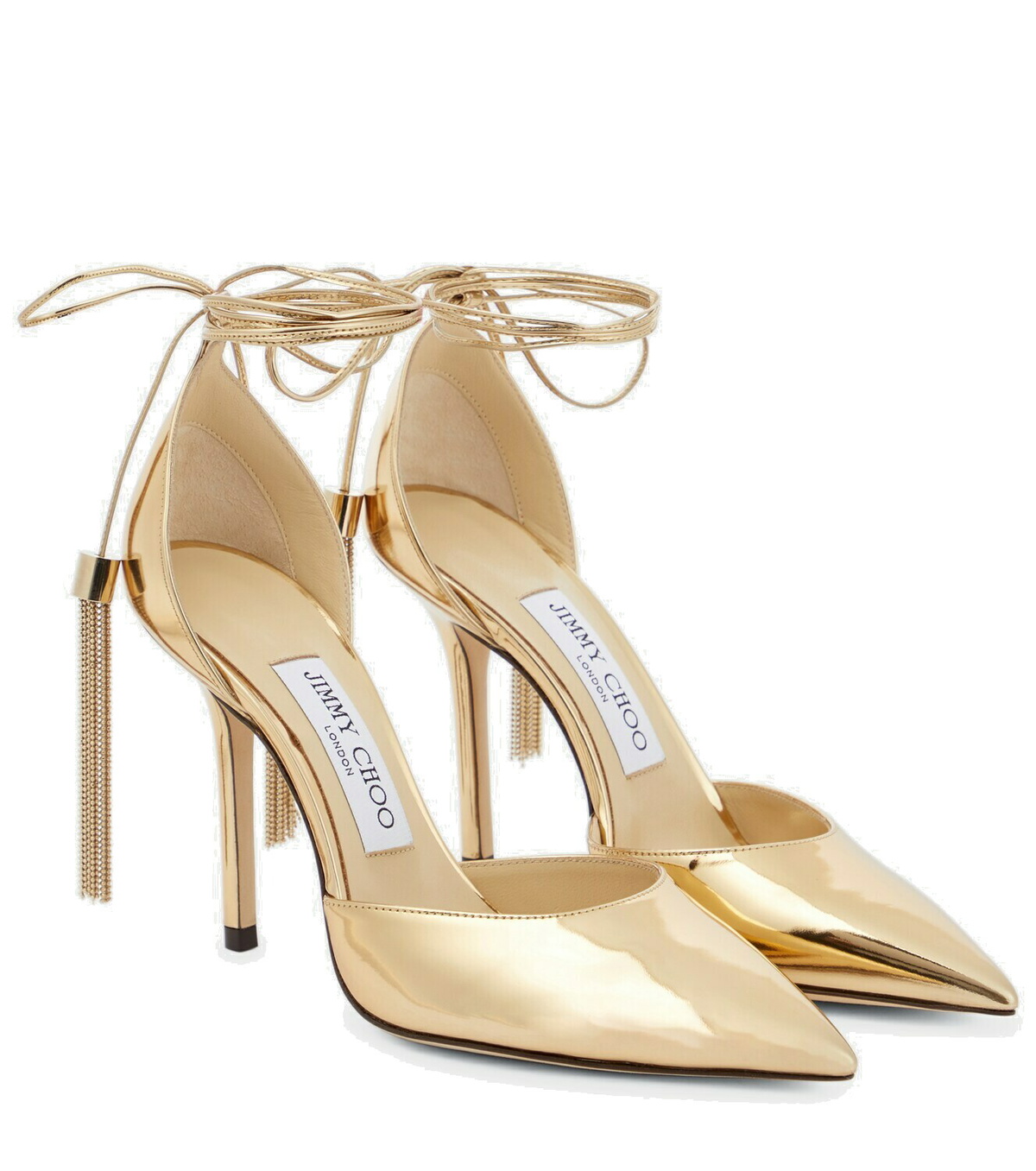 Jimmy Choo - Eris 100 metallic leather pumps Jimmy Choo