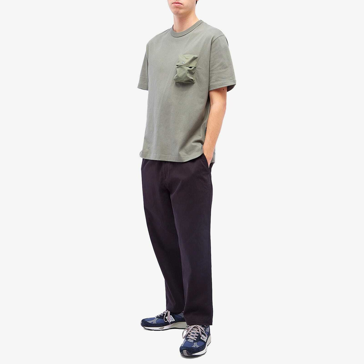 Uniform Bridge Men's M70 Pocket T-Shirt in Grey Uniform Bridge