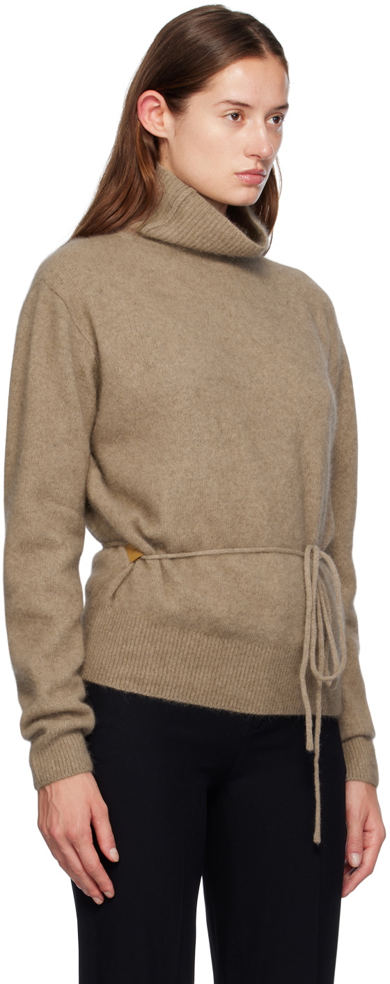 LE17SEPTEMBRE Beige Waist String Turtleneck LE17SEPTEMBRE