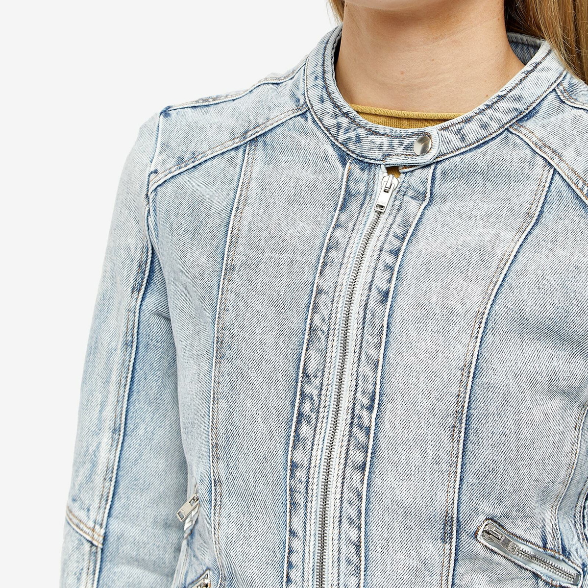 Isabel Marant Women's Denim Jacket in Light Blue Isabel Marant