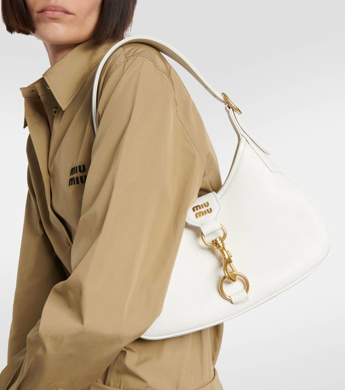 Miu Miu Madras Small leather shoulder bag Miu Miu